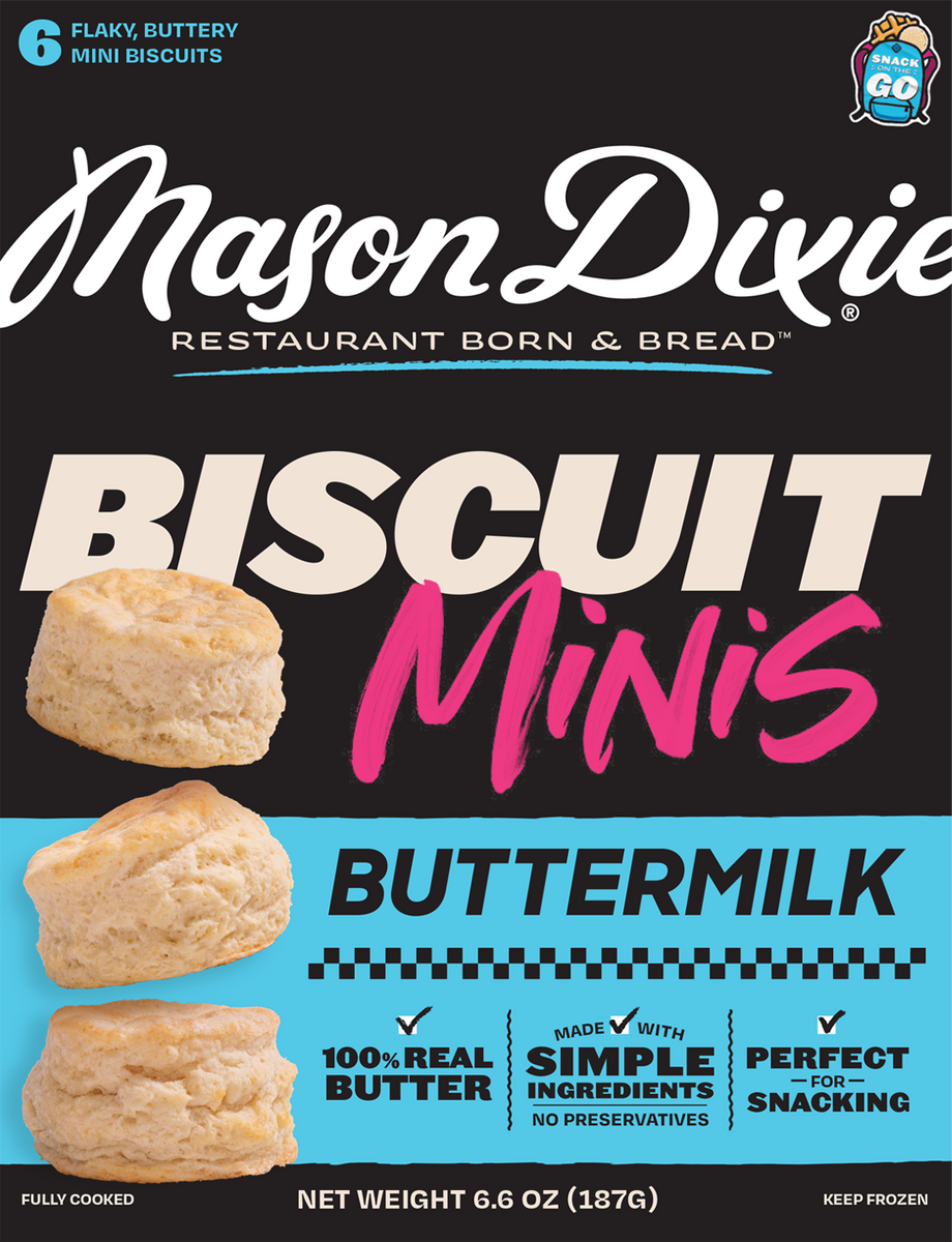 Mason Dixie | Ready To Heat Mini Buttermilk Biscuits – Mason Dixie Foods